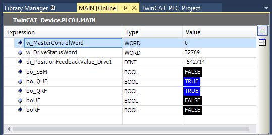 TwinCAT 3 project with CODESYS PLC